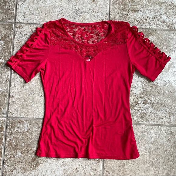VENUS | Tops | Venus Red Blouse | Poshmark